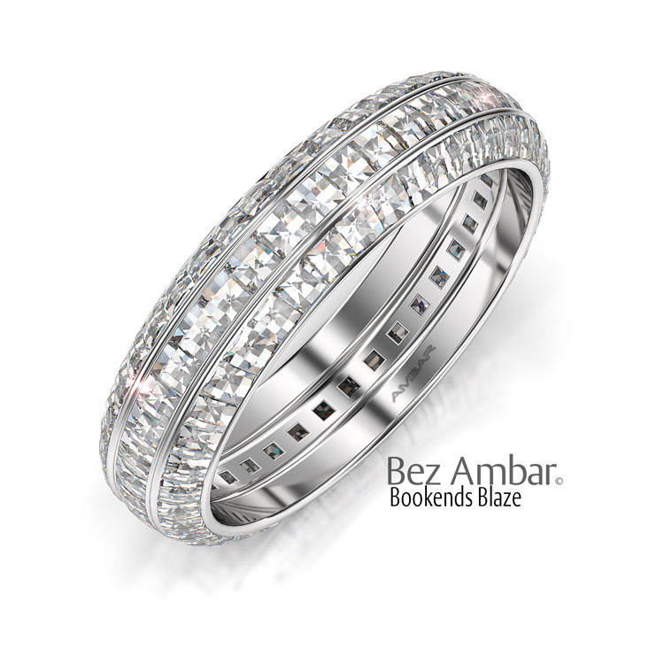 White Gold Wedding Ring Set - Blaze Diamonds